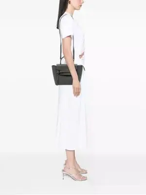 Celine 2017 Micro Grained Calfskin Belt Bag Satchel - Grey