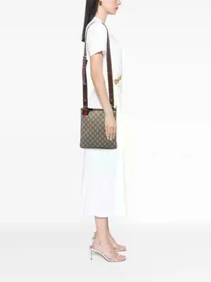 Gucci 2016-2026 Gg Supreme Web Crossbody Bag