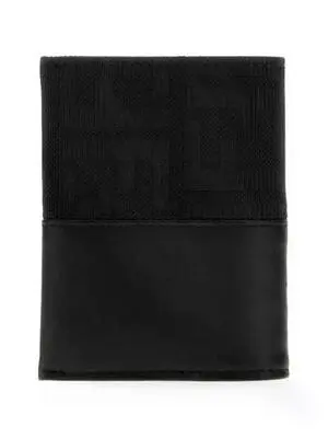 Fendi Ff-jacquard Card Holder - Black