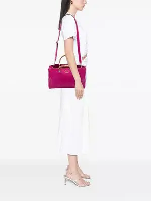 Gucci Calfskin Bamboo Shopper Satchel