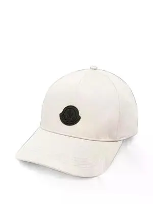 Moncler Logo-patch Baseball Cap - Neutrals
