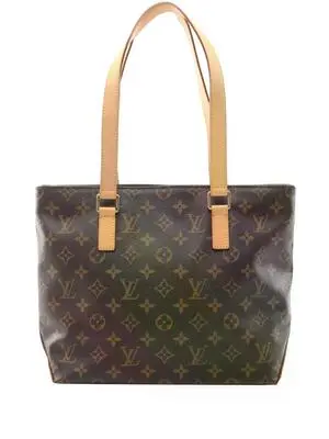 LOUIS VUITTON Monogram Cabas Piano Tote Bag - Brown