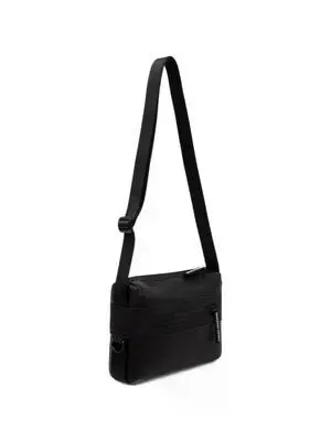 Armani Exchange Logo-detail Messenger Bag - Black