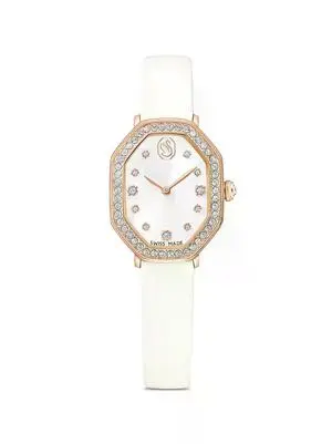 SWAROVSKI Dextera Crystal Bezel Watch - White