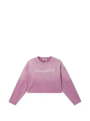 Izzue Logo-print Cropped Sweatshirt