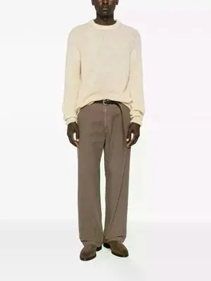 ORIGINAL VINTAGE Hope Crew-neck Knitted Sweater - Neutrals