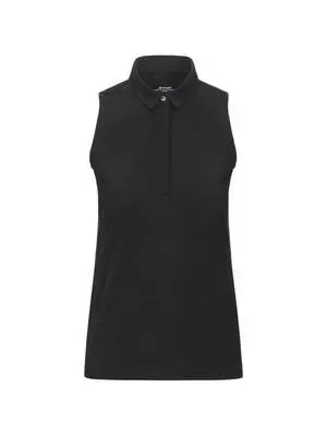 K-WAY Adour Sleeveless Polo Top - Black