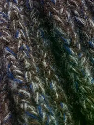Prada Wool And Mouliné Cashmere Scarf