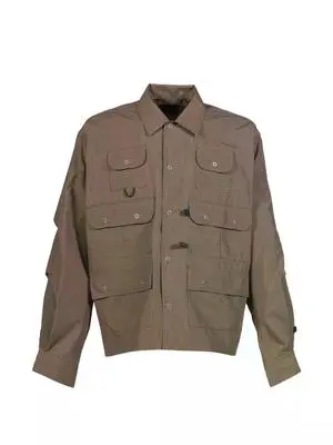 DAIWA PIER39 Multi-fishing-pocket Shirt - Brown
