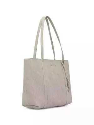 Armani Exchange Monogram-embossed Logo-plaque Tote Bag