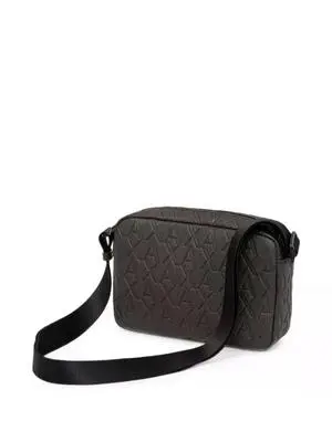 Armani Exchange Monogram-debossed Messenger Bag