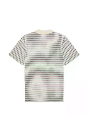LES DEUX Geometric-pattern Polo Shirt - Neutrals