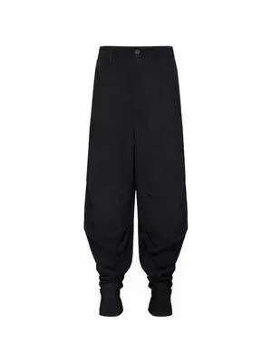 Yohji Yamamoto Knee-panel Cargo Pants - Black