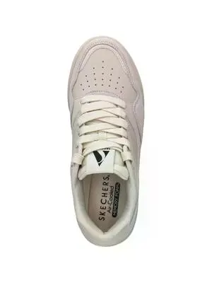 Sketchers Logo-embossed Panelled Sneakers - Neutrals
