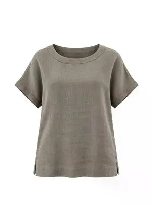 Marella Linen Short-sleeve Top