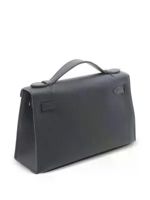 Hermès Swift Leather Mini Kelly Pochette Handbag - Black