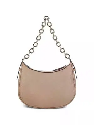 Gucci Gg Emblem-embossed Shoulder Bag - Neutrals
