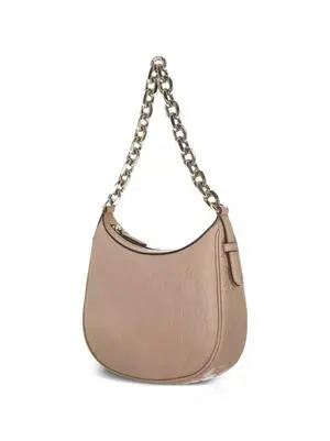 Gucci Gg Emblem-embossed Shoulder Bag - Neutrals