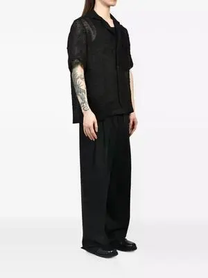 CMMN SWDN Dexter Mesh-knit Shirt