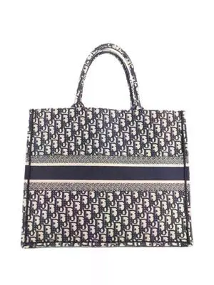 Dior Book Oblique Canvas Tote Bag