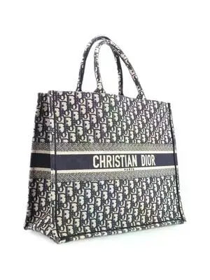 Dior Book Oblique Canvas Tote Bag