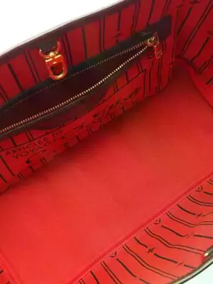 LOUIS VUITTON Damier Ebene Neverfull Pm Tote Bag - Brown