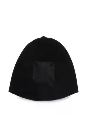 Vetements Cross-patch Beanie Hat - Black