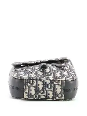 Dior Saddle Rectangular Pouch Oblique Canvas Crossbody Bag