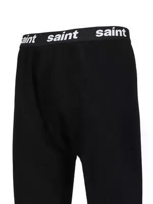 SAINT MXXXXXX Logo-waistband Thermal Leggings