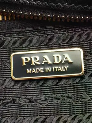 Prada Arque Shoulder Bag - Black