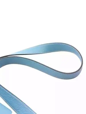 Hermès Toile H And Clemence Christine Shoulder Bag - Blue