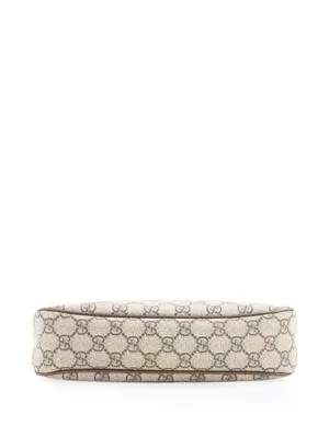 Gucci Ophidia Charm Shoulder Bag Gg Coated Canvas Small Crossbody Bag - Brown