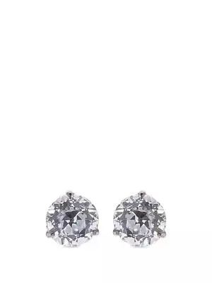 WITH LOVE Travel Lab-grown Diamond Martini Earrings - Silver