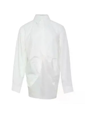 LITKOVSKA Draped Cotton Poplin Shirt