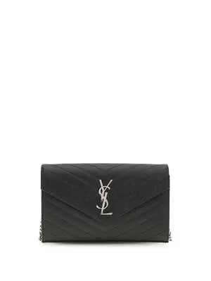 Saint Laurent Chain Wallet - Black