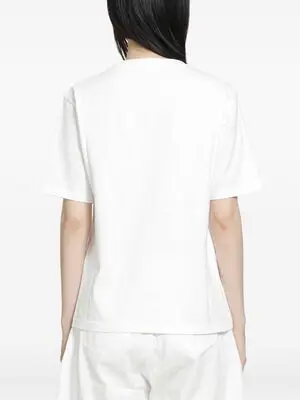 Celine Logo Cotton T-shirt