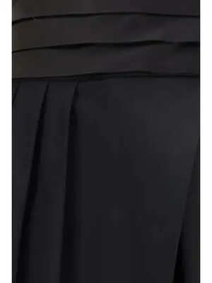 Alaïa Rounded Tuxedo Wool Pants