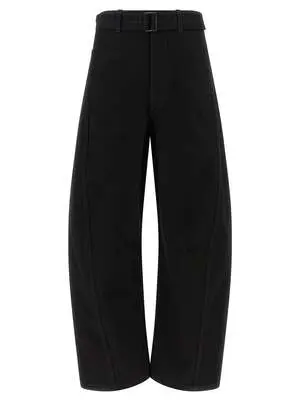 LEMAIRE Twisted Belted' Jeans - Black