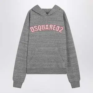 Dsquared2 Grey Cotton Sweatshirt With Logo - Gray