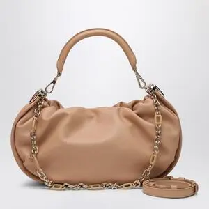 ROGER VIVIER Viv' Choc Royal Desert Leather Hobo Bag - Cream