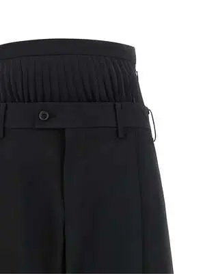 Junya Watanabe Wool Blend Pleated Trousers