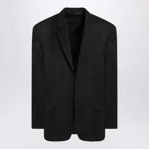 Balenciaga Single-breasted Jacket In Wool