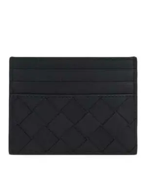 Bottega Veneta Card Holder In Intrecciato Vn - Multicolor