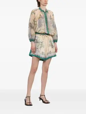 Zimmermann Indra Linen Shorts