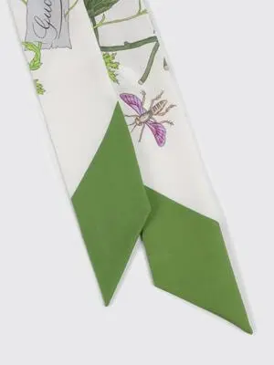 Gucci Floral Print Silk Bandeau
