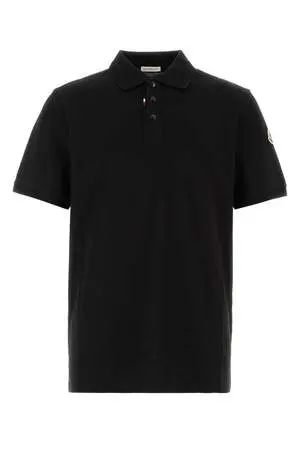 Moncler Piquet Polo Shirt - Black