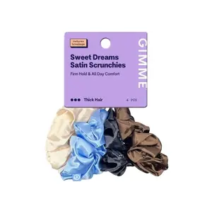 GIMME BEAUTY Large Satin Hair Scrunchies