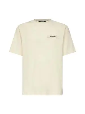 Jacquemus Beige The Gros Grain T-shirt - Multicolor
