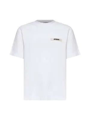 Jacquemus White The Gros Grain T-shirt - Multicolor