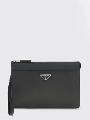 Prada Leather Briefcase - Black
